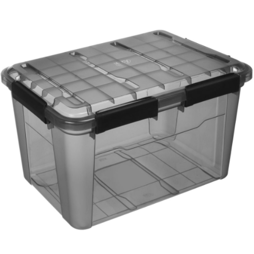 Ezy Storage Waterproof IP67 Storage Box 50L Tub Stackable Home Organis