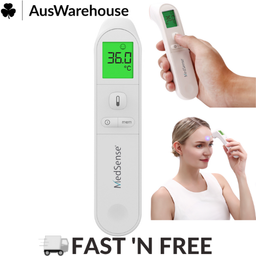 MedSense Contactless Infrared Forehead Digital Thermometer LED Display ...